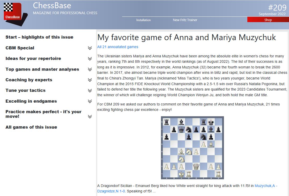 ChessBase Magazine 209